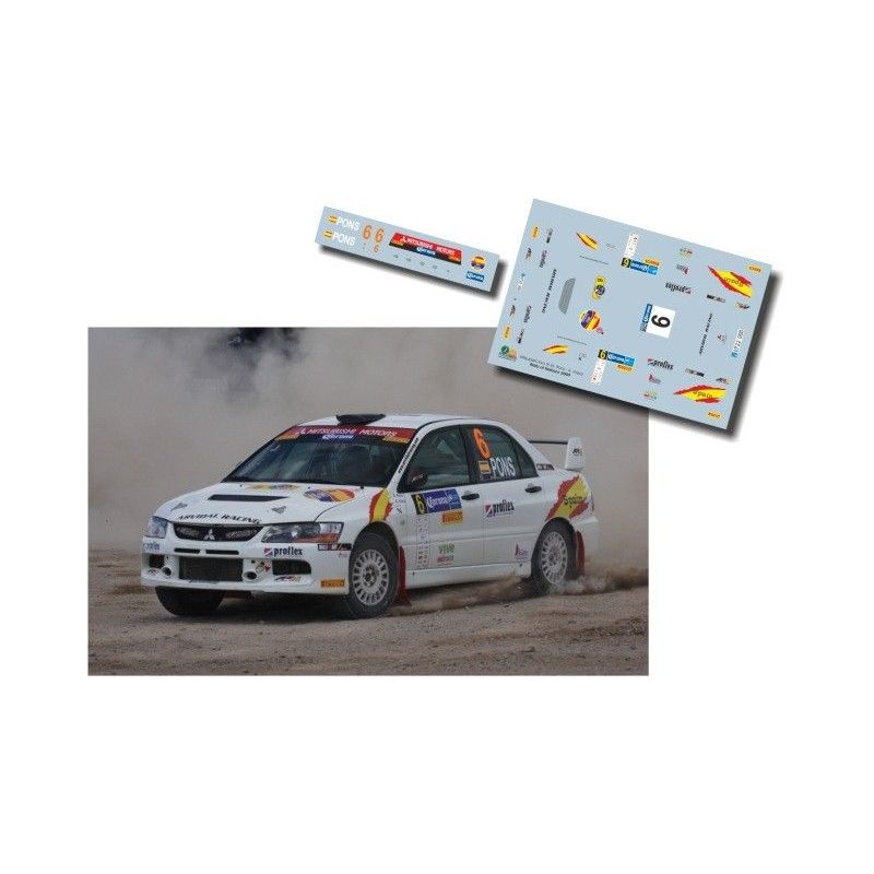 Xevi Pons - Mitsubishi Lancer EVO IX - Rally Naciones 2009