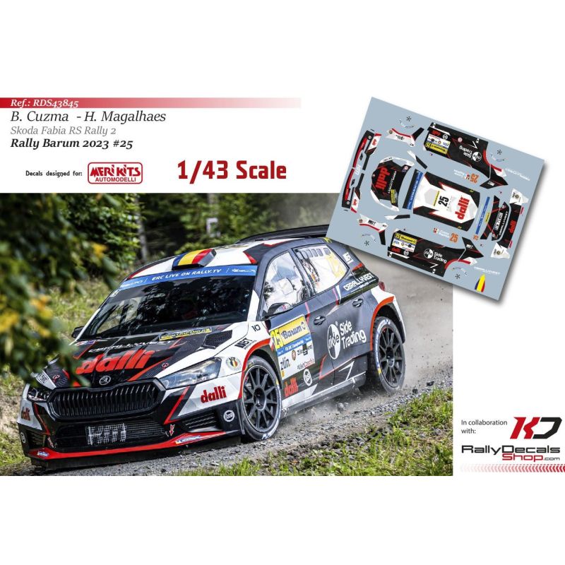 Bogdan Cuzma - Skoda Fabia RS Rally 2 - Rally Barum 2023